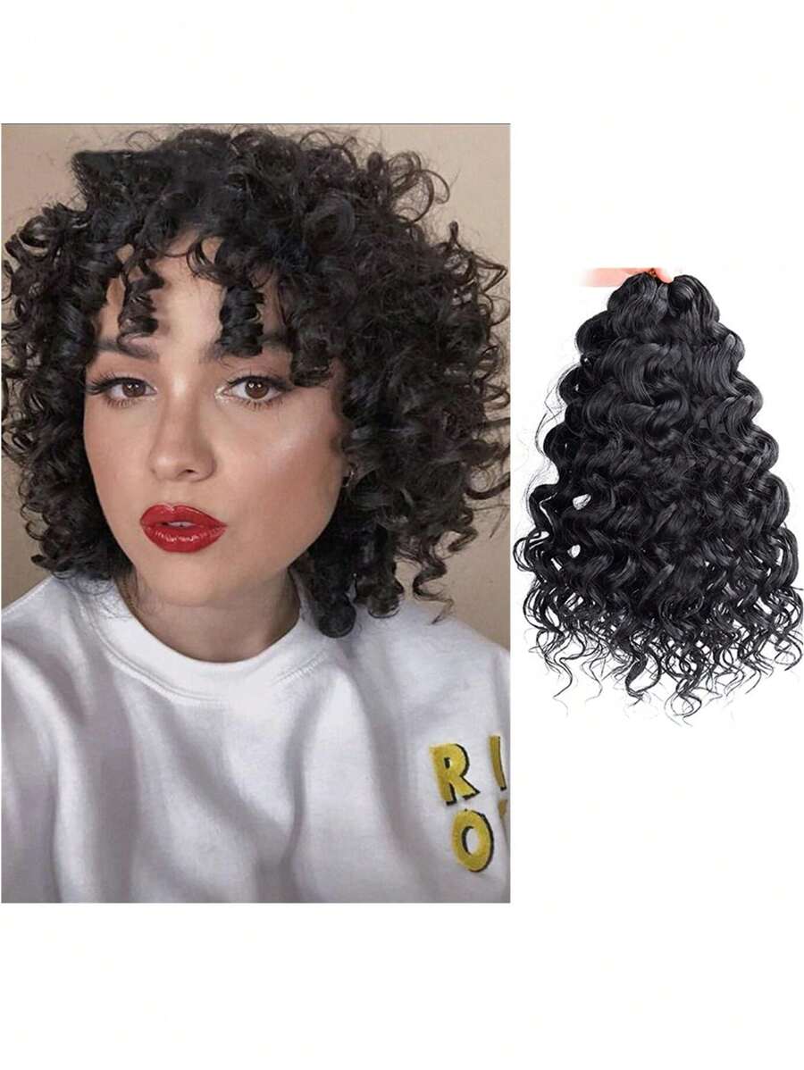 10 Inch GoGo Curl Crochet Hair Deep Wave Ocean Wave Crochet Braids Hair ...
