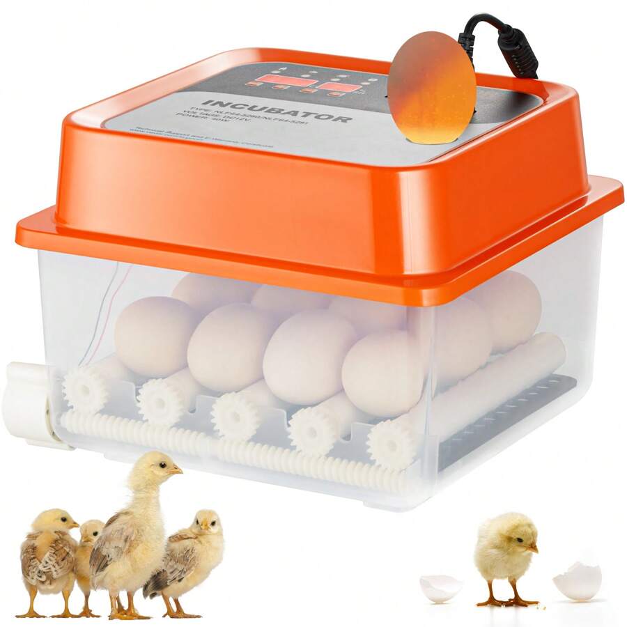 12 24 & 48 Egg Incubator, Incubators For Hatching Eggs, 360° Automatic ...