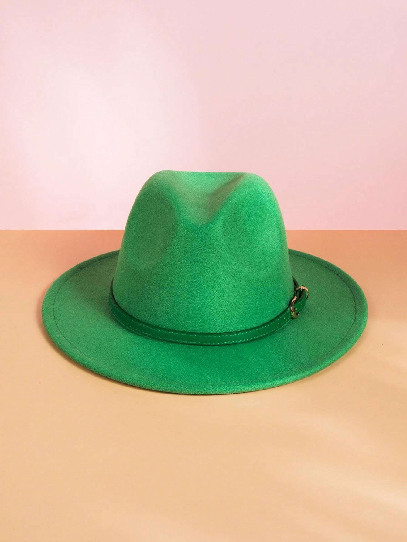 1 pieza Sombrero de regalo de moda para mujer, sombrero de jazz de ala ...