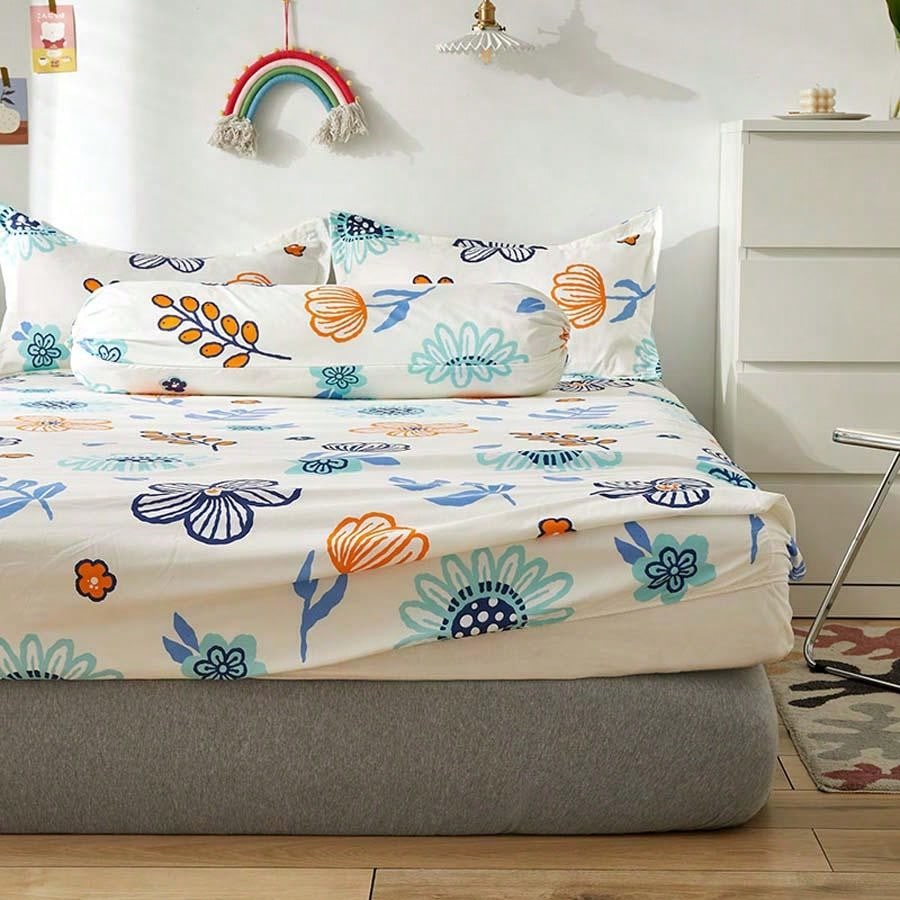 One Pack Of High Weight Printed Fitted Sheets, Bed Covers And Mattress ...