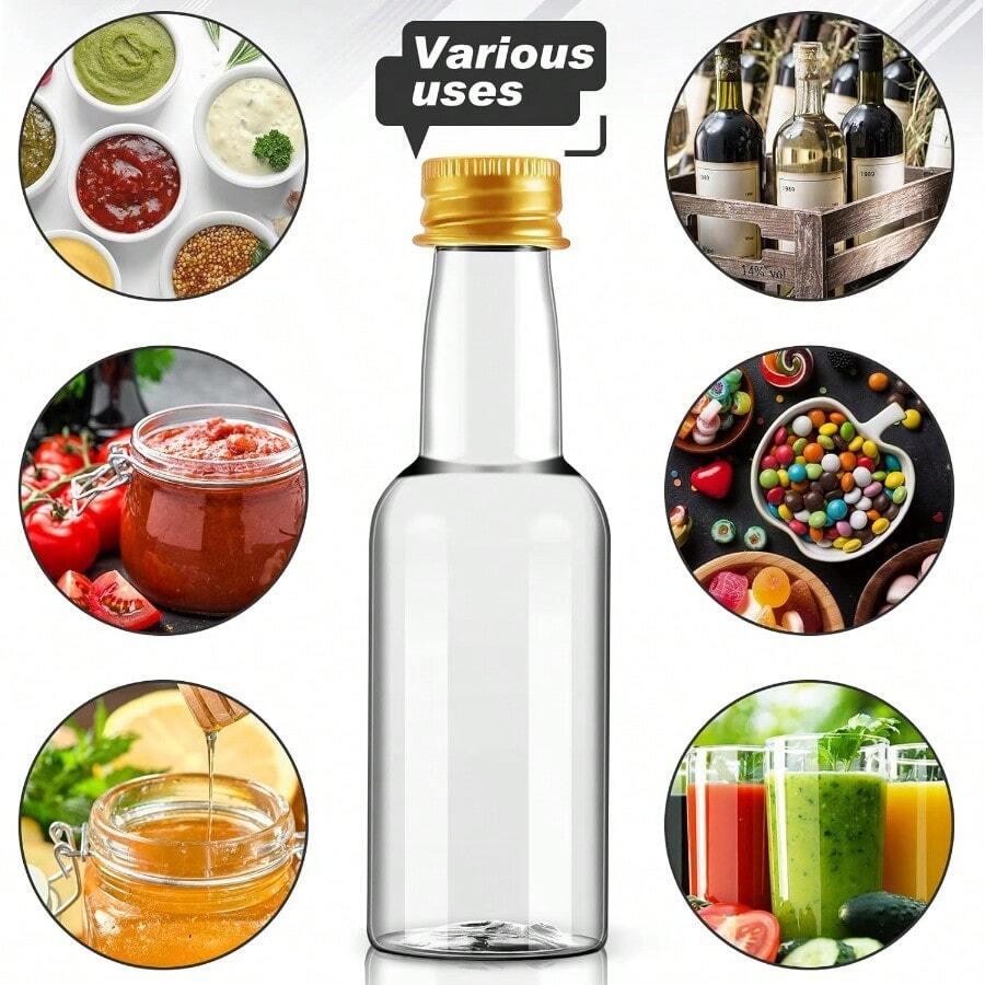 40 Piezas Mini Botellas De Licor Para Invitados 0.85oz/1.7oz/3.3oz/5oz ...
