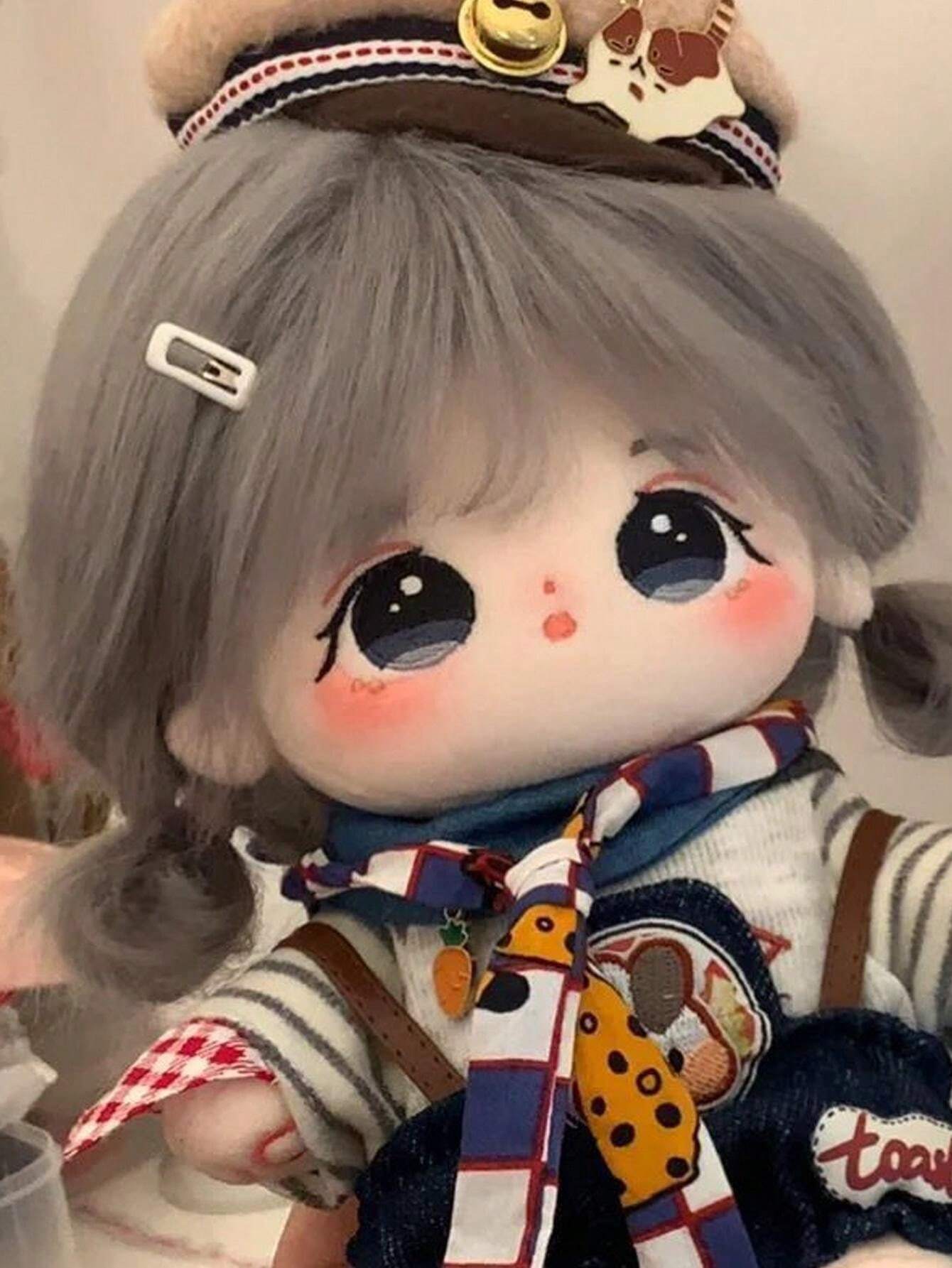 4PCS/Set (Comes With 3pc Accessary Tools) 20cm Plush Doll Posable Doll ...