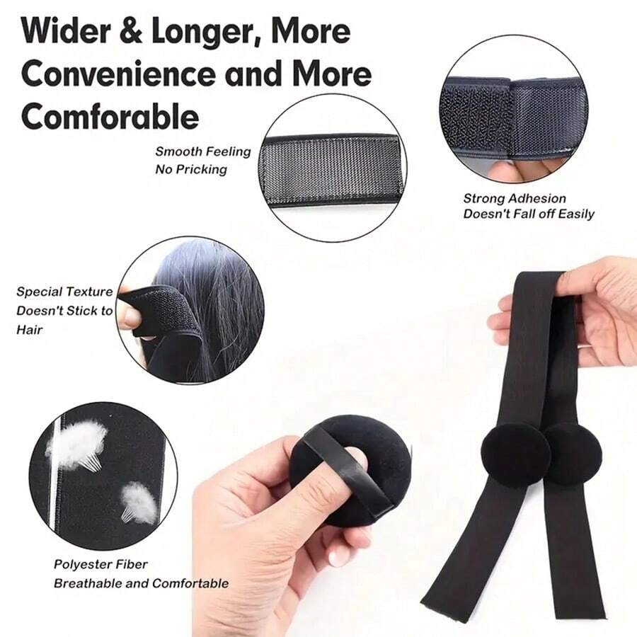 Banda elástica con protector para orejas para pelucas de encaje, banda ...