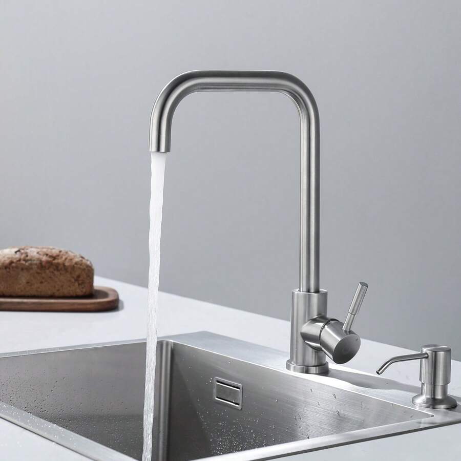 CECIPA Kitchen Faucet High Pressure Water Tap Kitchen 360° Rotatable ...