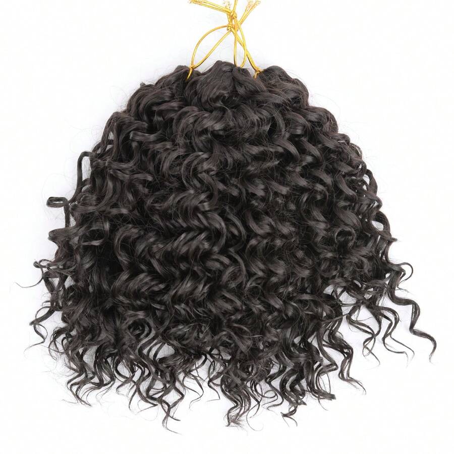 10 Inch GoGo Curl Crochet Hair Deep Wave Ocean Wave Crochet Braids Hair ...