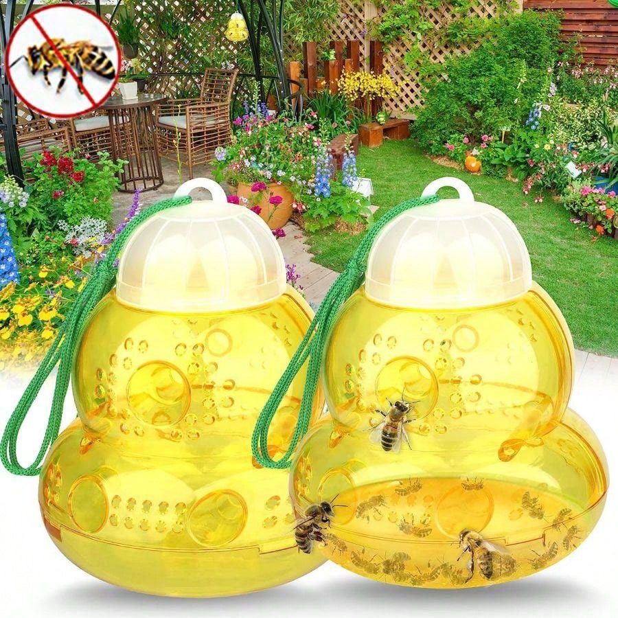 A Piece Of Plastic Gourd Bee Trap Outdoor Wasp Trap Factory Straight ...