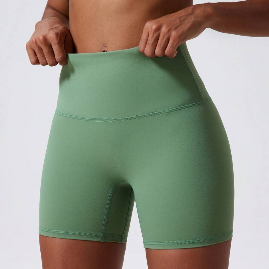 1pc High Elasticity Yoga Cycling Shorts Suitable For Running, Gym ...