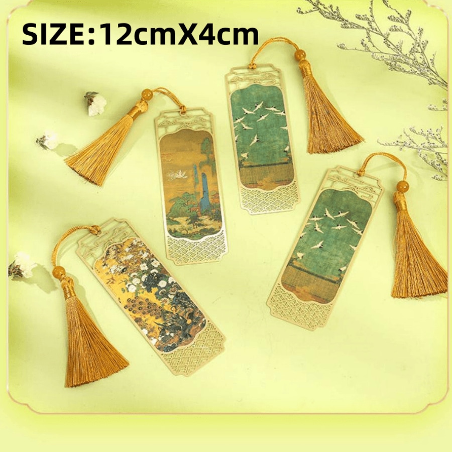 Chinese Style Bookmark With Auspicious Crane Design | SHEIN USA