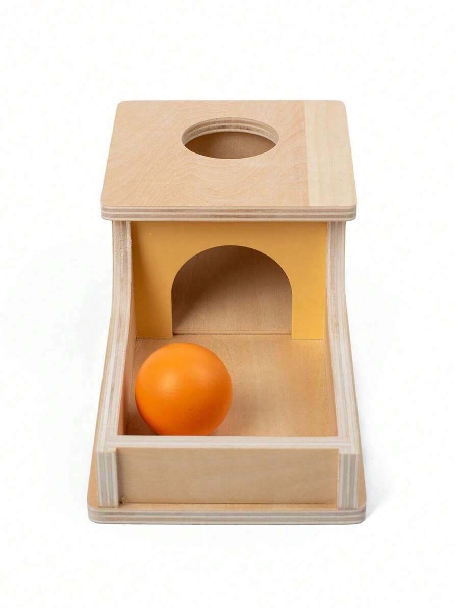 Kid Educational Toy Children Montessori Object Permanence Box Hammer ...