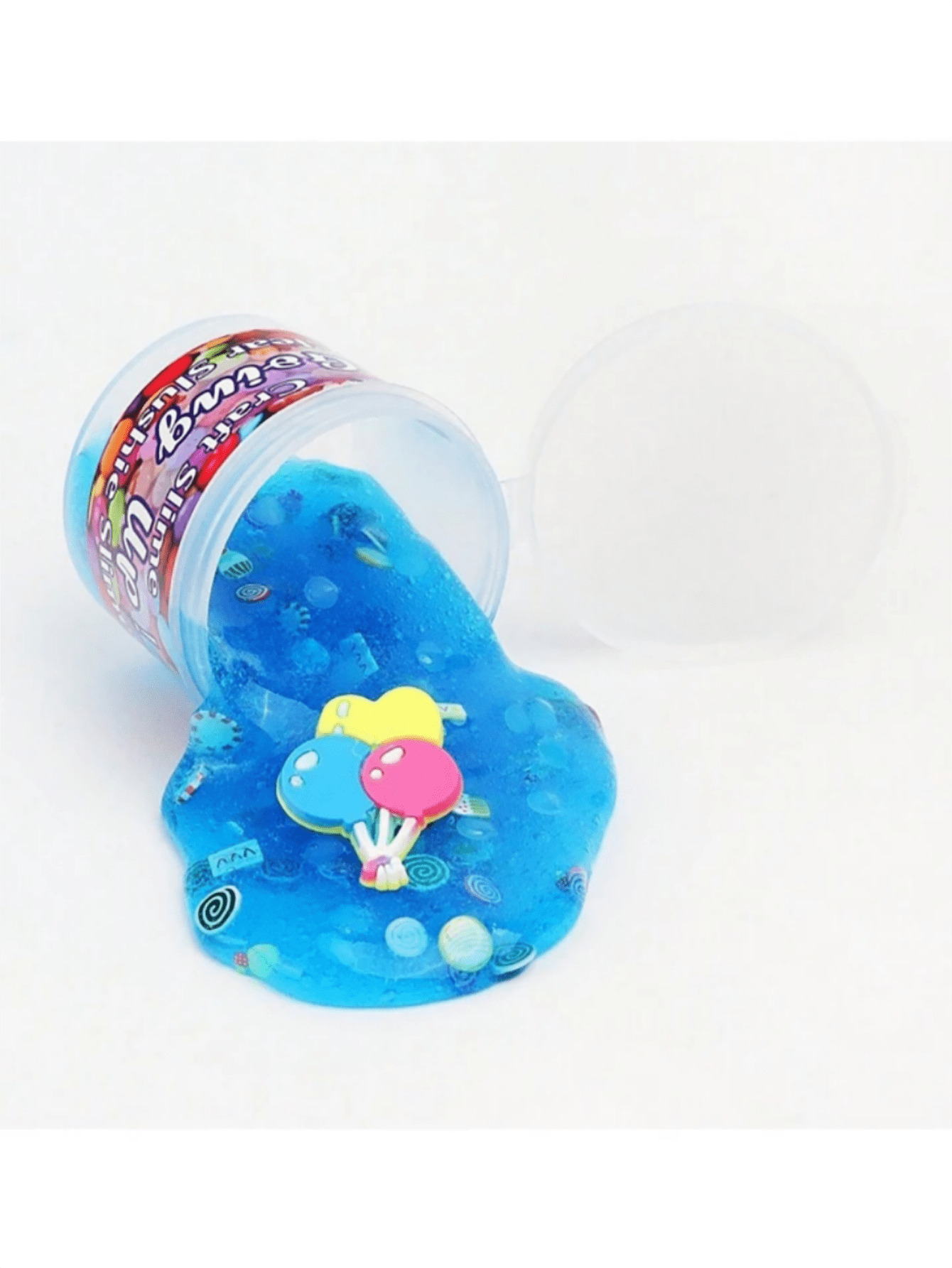 1pc Mini Lime Foamy Crystal Slime, Stress Relief Squeeze Toy, Fun ...