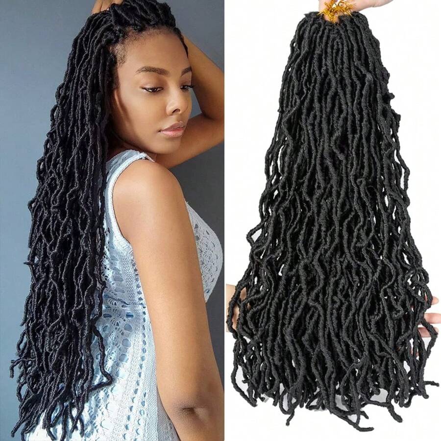 36 Inch Soft Locs Crochet Hair New Faux Locs Goddess Locs Dreadlocs ...