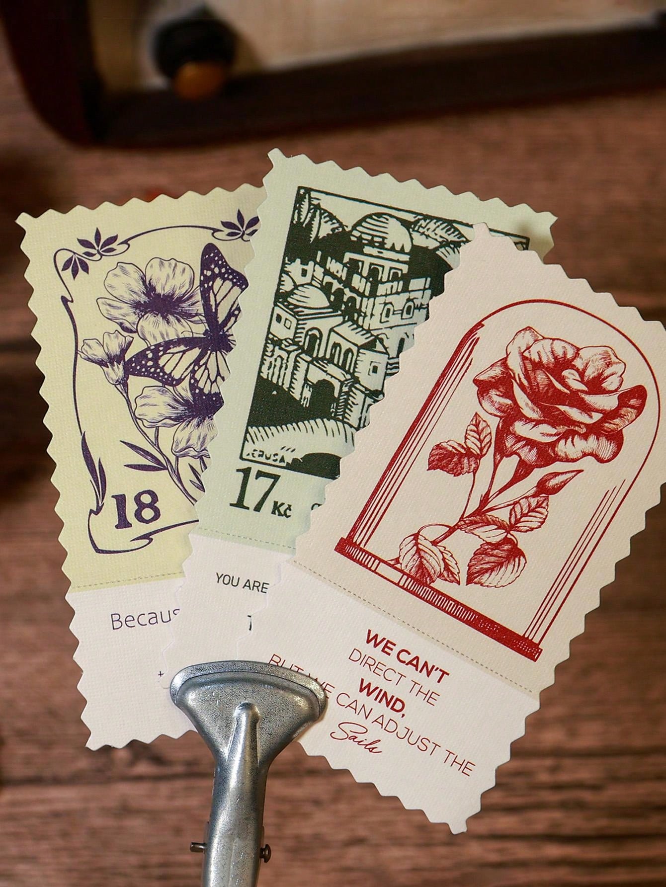 30 Sheets Postage Stamp & Message Stickers Pack | SHEIN USA