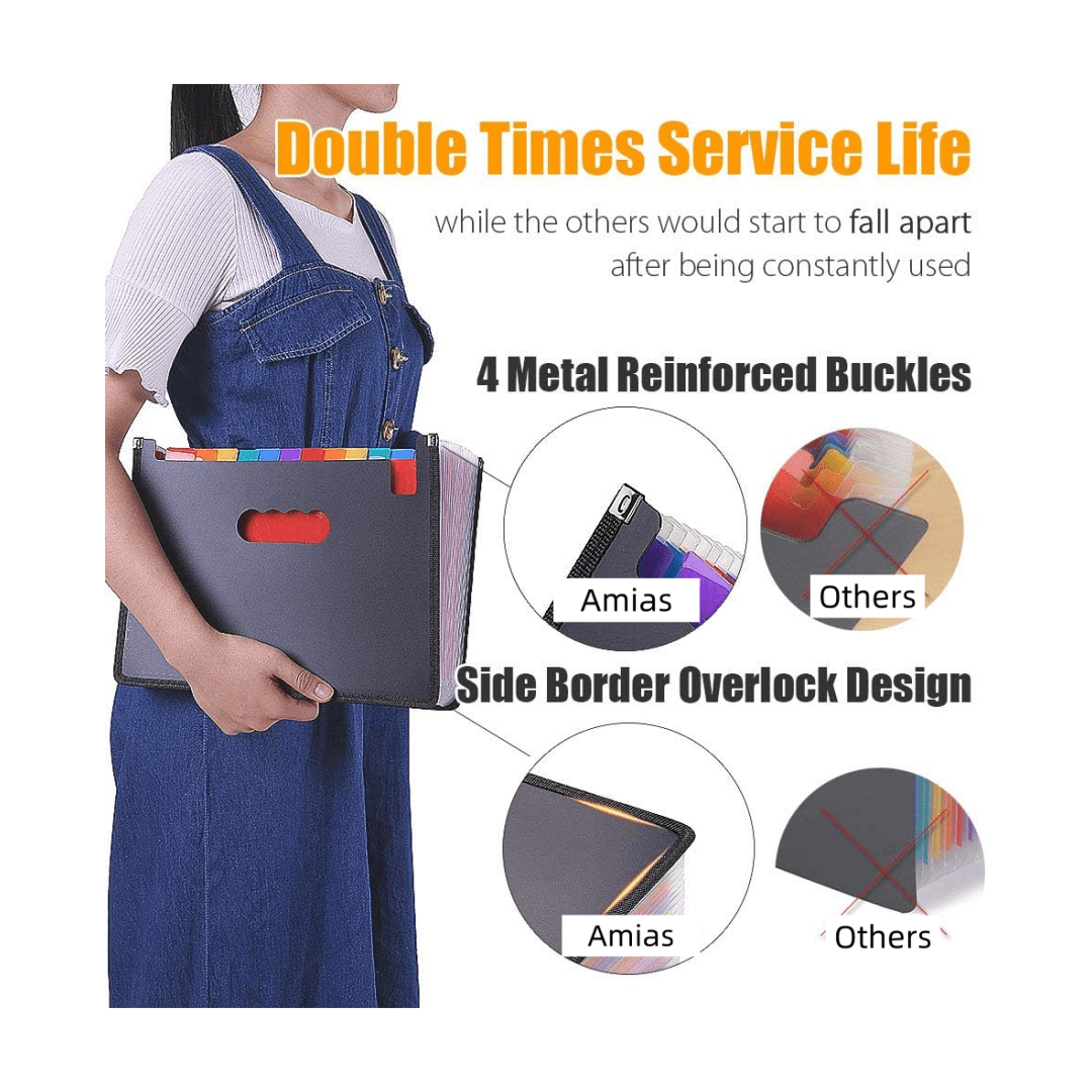 Accordion Folder Manager, Alphabetically Expanded File Folder ...