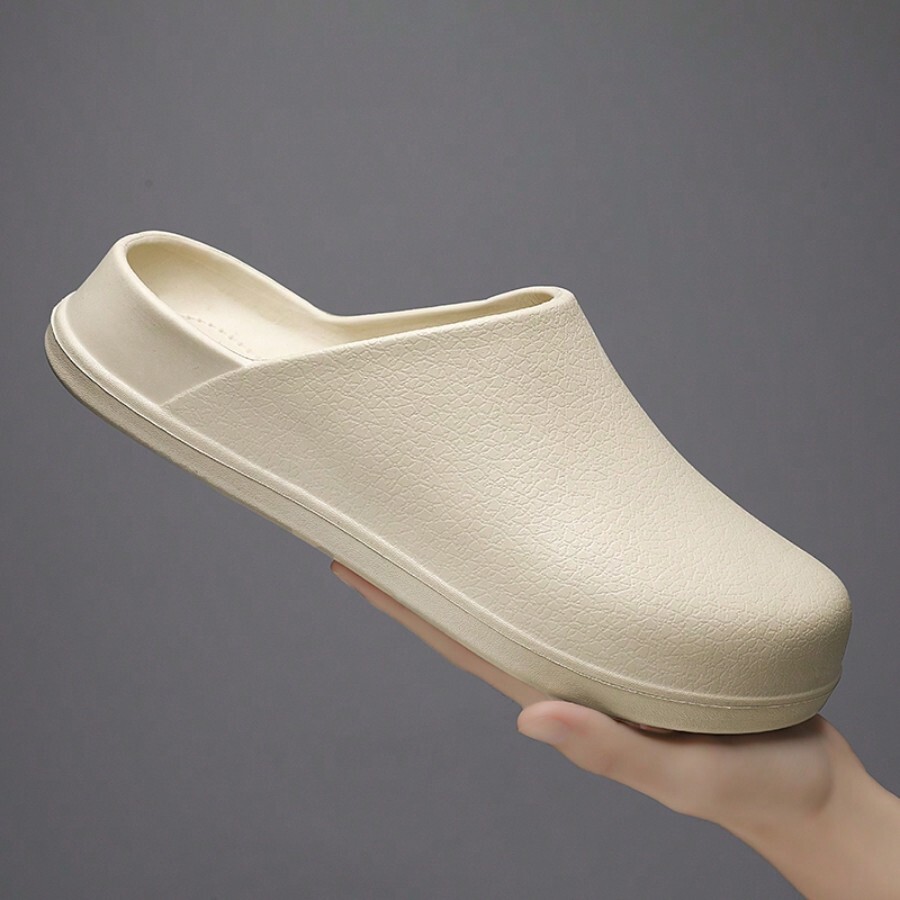 Men's Waterproof And Slip-Resistant Closed Toe Slippers, Chef Shoes ...