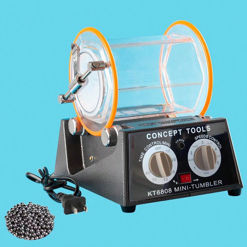 Hobbyworker Jewelry Polishing Machine,Rotary Drum Polishing Machine ...
