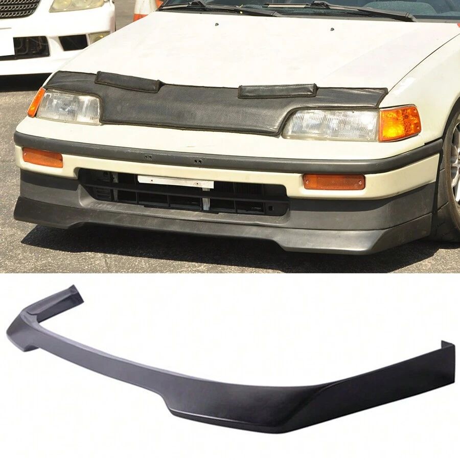 Front Lip Fits 1988-1991 CRX; Will Not Fit Si,IKON Style Unpainted ...