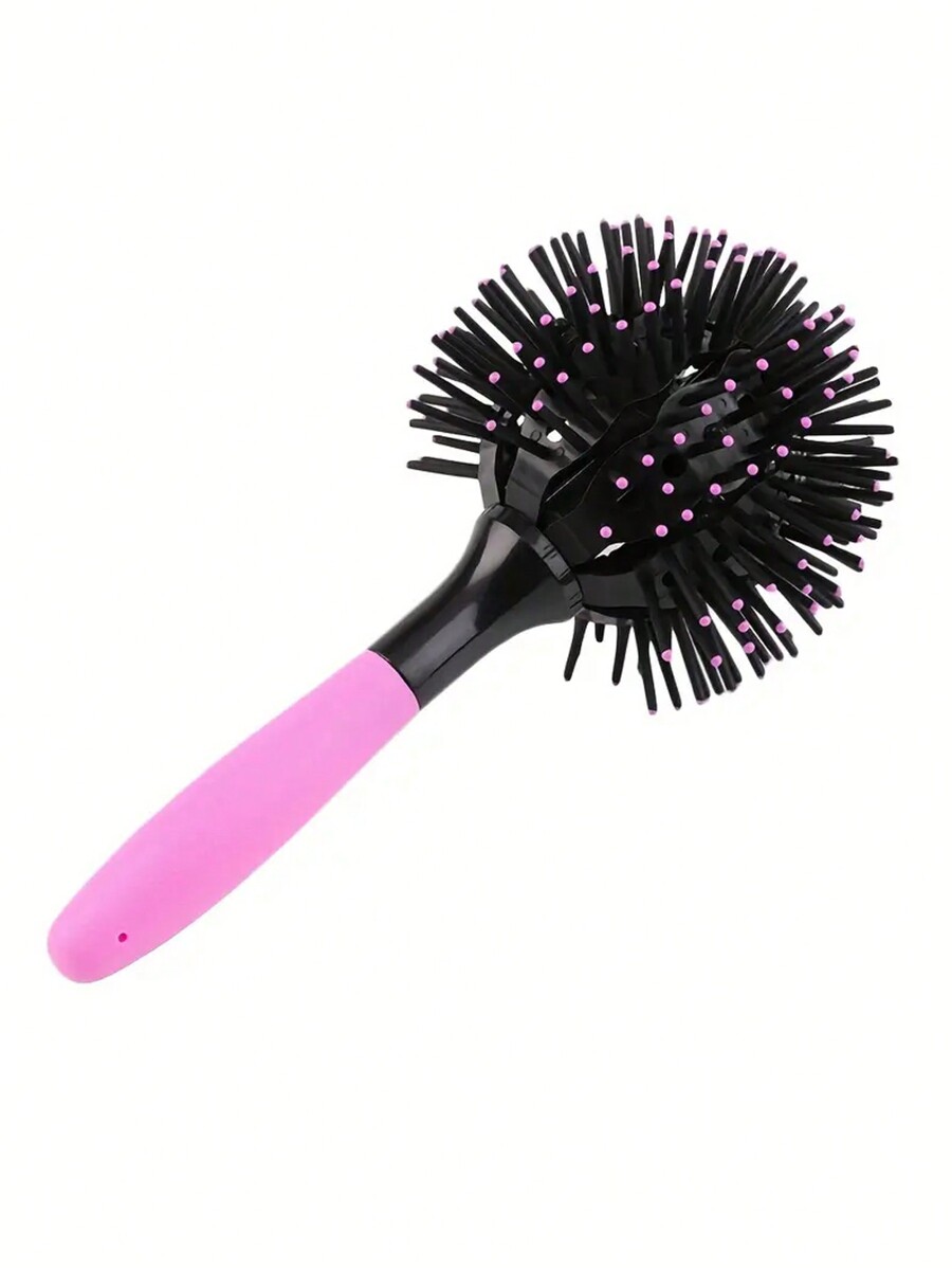 3D Round Hair Brush Ball Shaped Hair Comb 360 Degree Hairdressing Salon ...