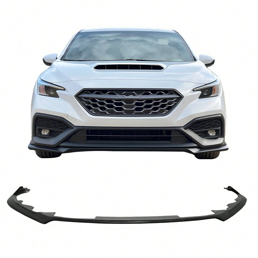 Front Lip Fits 2022-2025 Subaru WRX,STI Style Black, Unpainted Front Bumper Lip Spoiler Splitter ...
