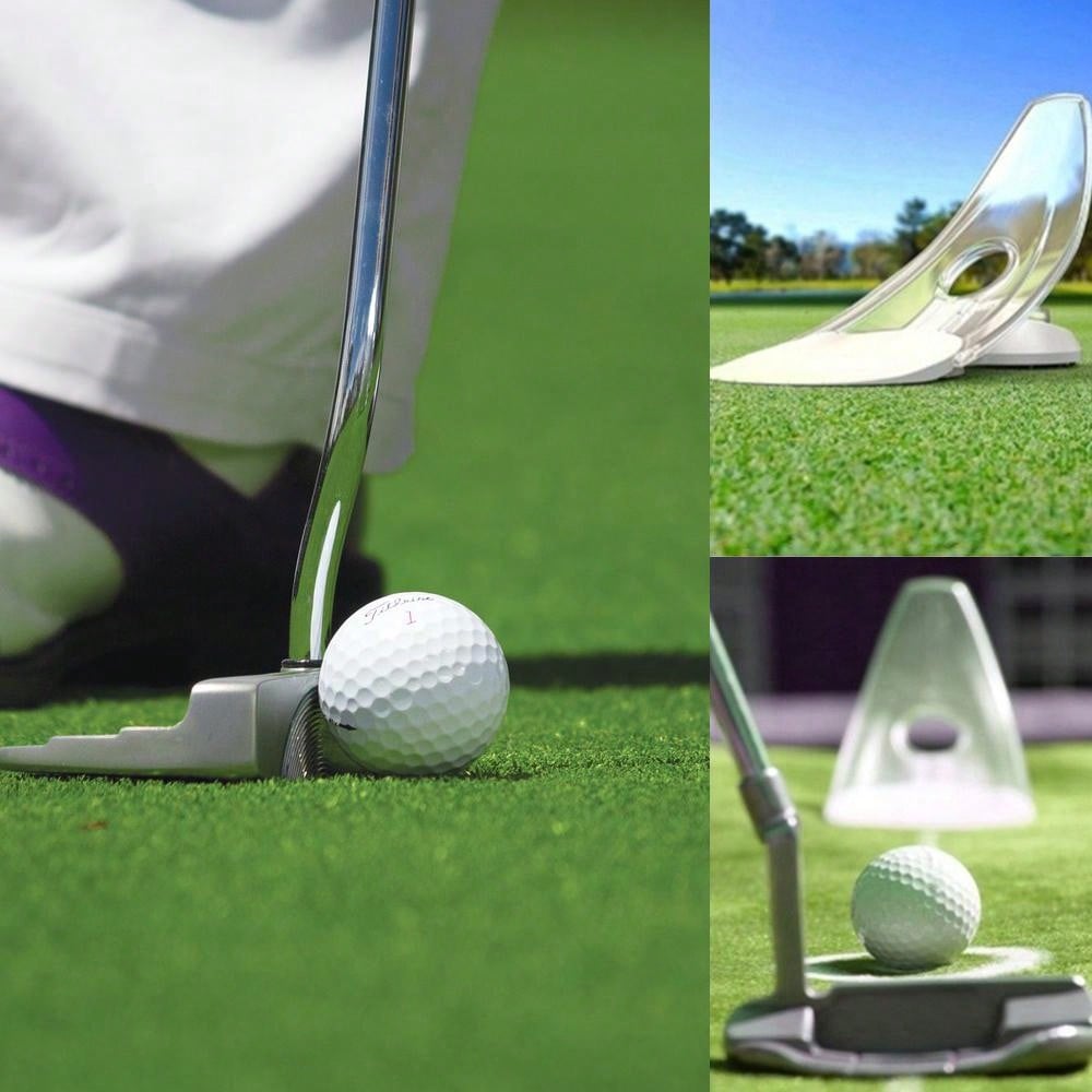 Indoor & Outdoor Golf Putting Trainer, Portable Training Aid, Simulate ...