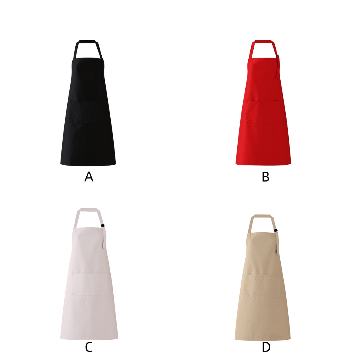 1pc Apron Barbecue Apron Hanging Neck Strap Waterproof Kitchen ...