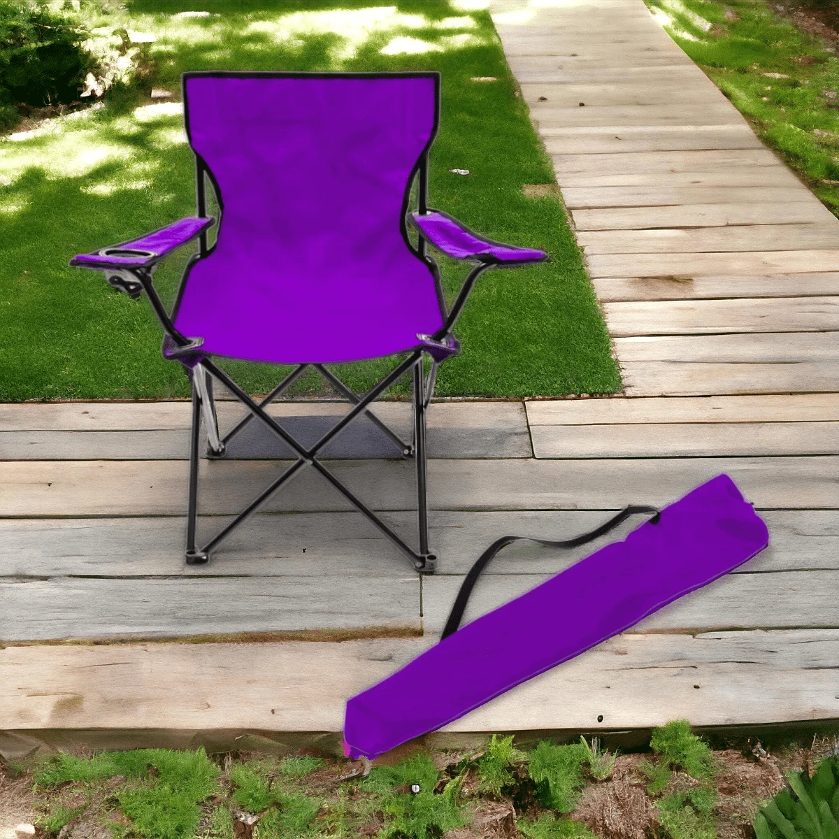 Portable Chair For Camping, Comfortable Folding Chair For Garden ...