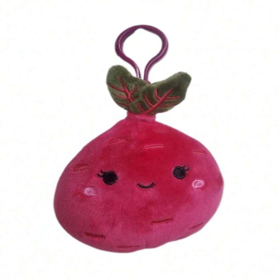 Squishmallows Official Kellytoy 3.5" Clip On Claudia The Purple Beet ...