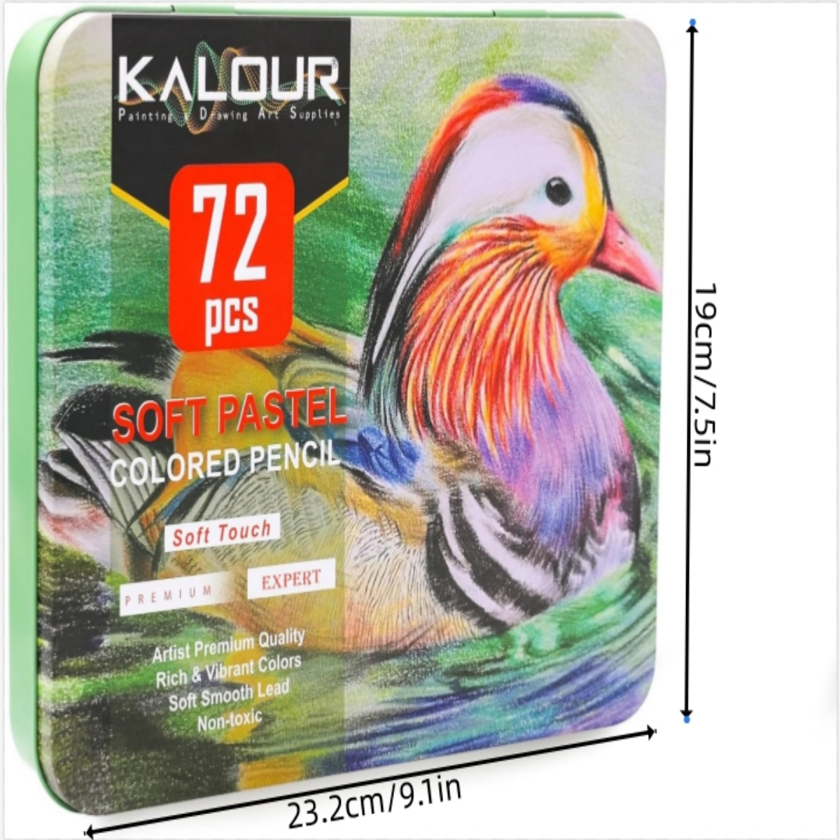 Pro Pastel Chalk Colored Pencils,Set Of 50/72 Colors,Color Charcoal ...