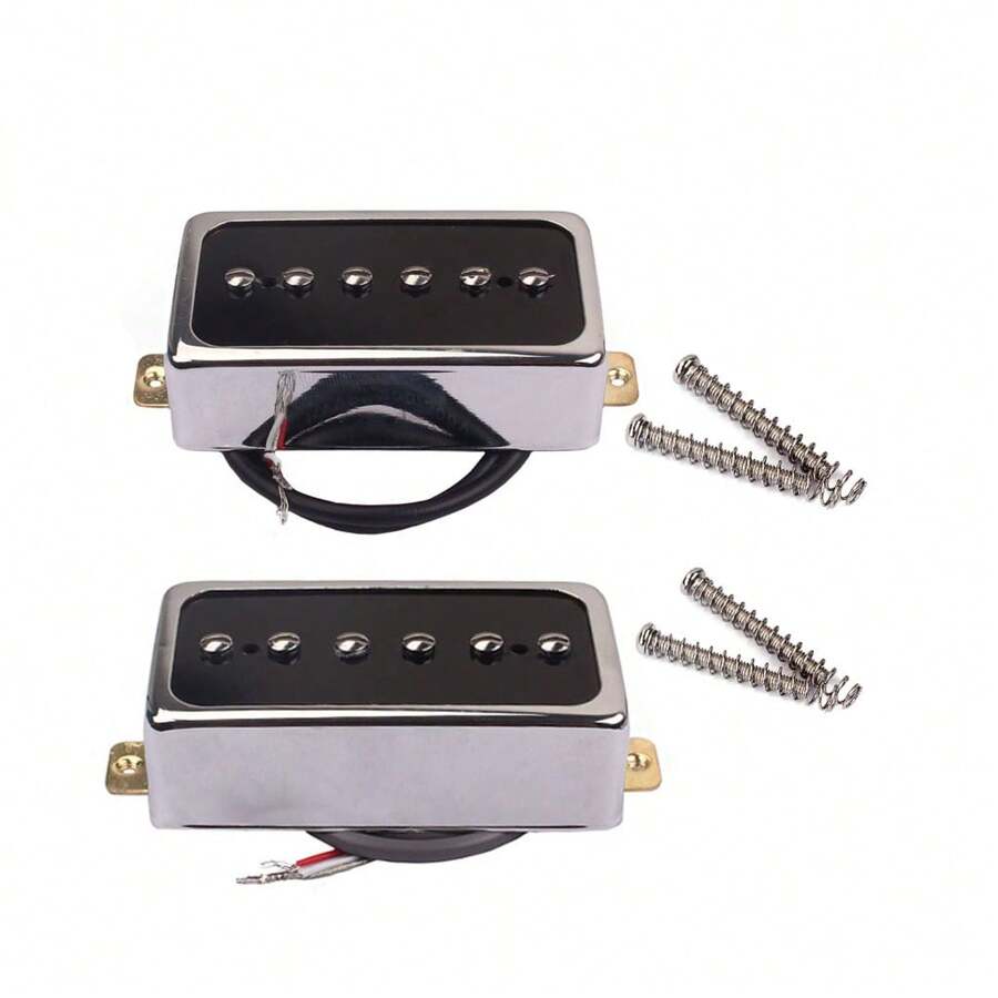 P90 Pickup Set Alnico V Single Coil Bridge & Neck Pickups For Les Paul ...