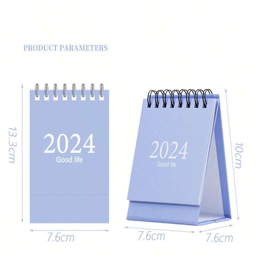 Mini Desk Calendar With Planner And Timing Self-Discipline Check-In ...