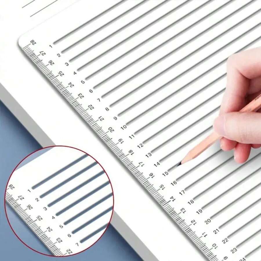 1pc No-Line Straight Edge Ruler For Postgraduate Entrance Examination ...