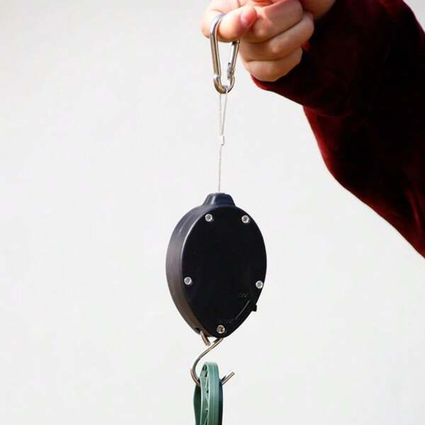 Plant Pulley Hanger, Retractable Plant Hook Pulley Adjustable Heavy ...