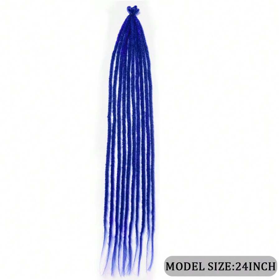 10 Strands/Pack 24 Inch Colorful Synthetic Dreadlock Extensions Thin 0 ...