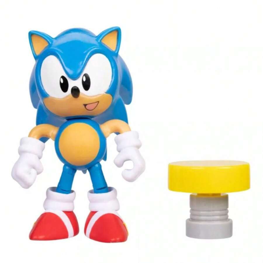 Sonic The Hedgehog 4-Inch Action Figure Classic Sonic With Yellow ...