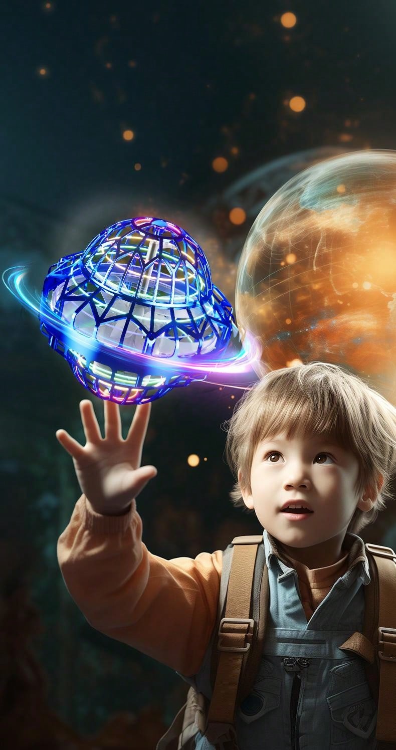 1pc Upgraded Colorful Light Hovering Ufo Flying Disc Toy, Teenagers ...