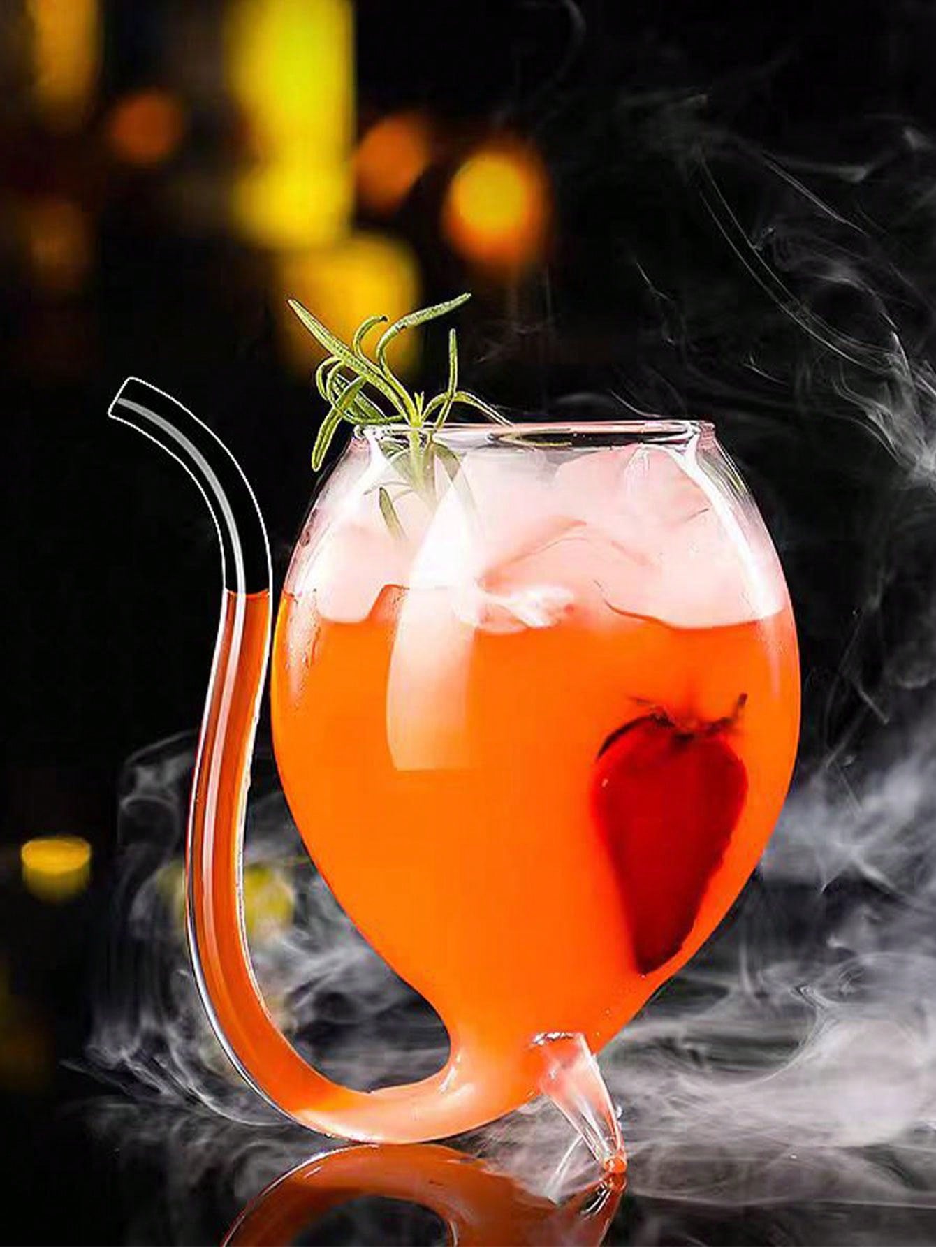 Creative Heat-Resistant Clear Squirrel-Shaped Glass Vampire Cup With ...