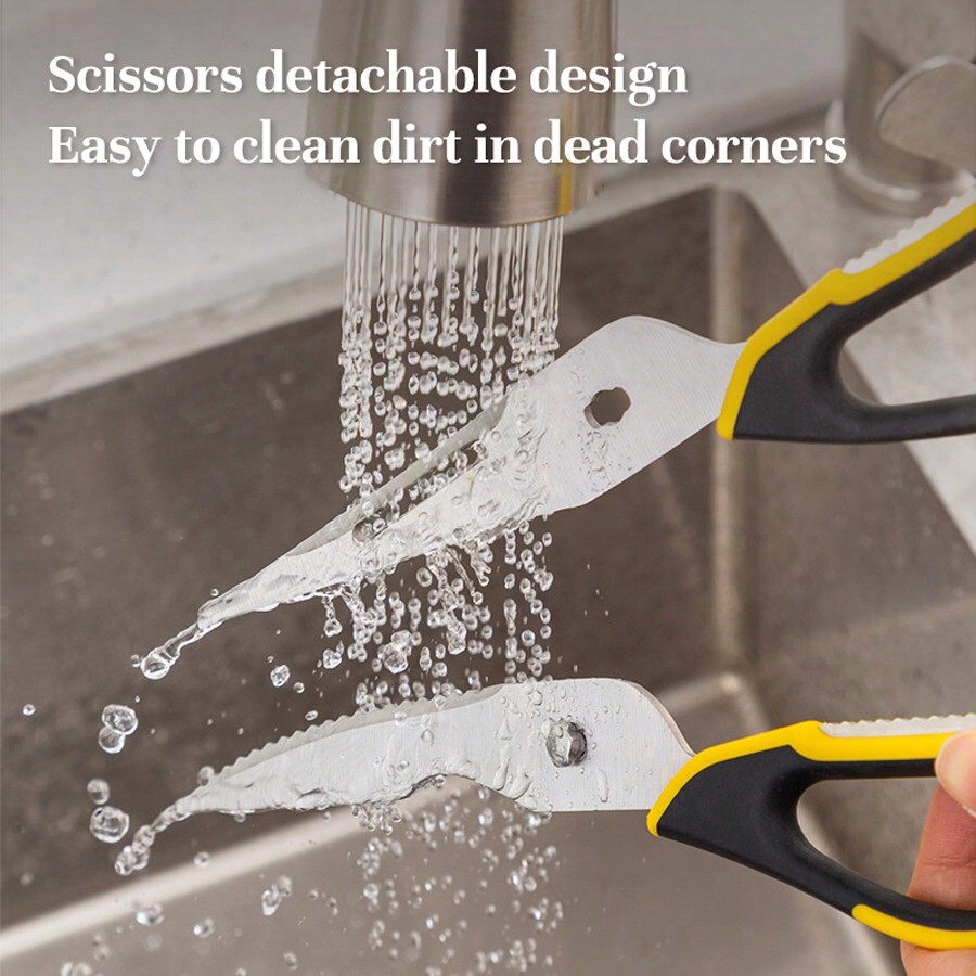 9 Inch Office Kitchen Multifunctional Stainless Steel Scissors | SHEIN USA