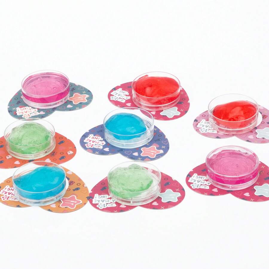 Valentine's Day Crystal Slime Toy Set 28-Piece Maze Slime Set | SHEIN USA