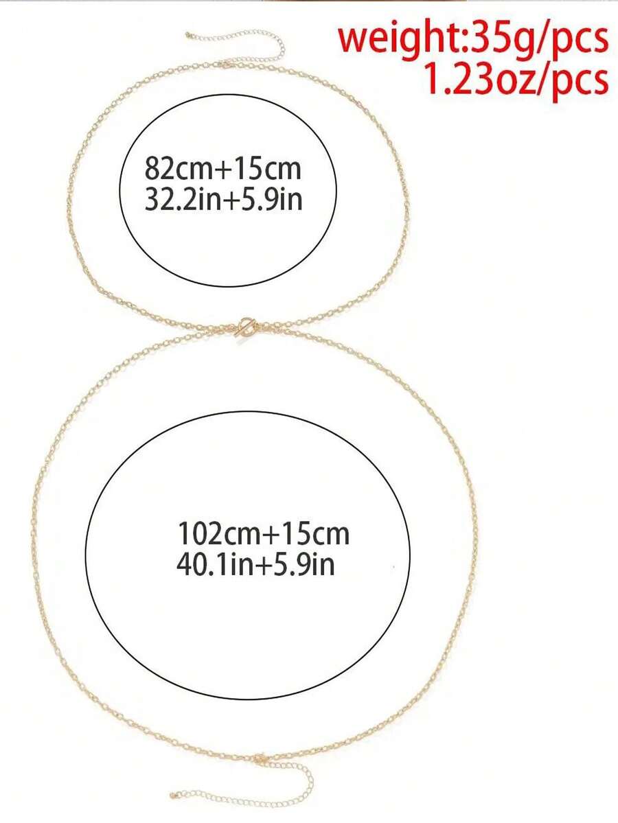 Beach Women's Simple & Fashionable Bikini Chain Body Chain | SHEIN USA