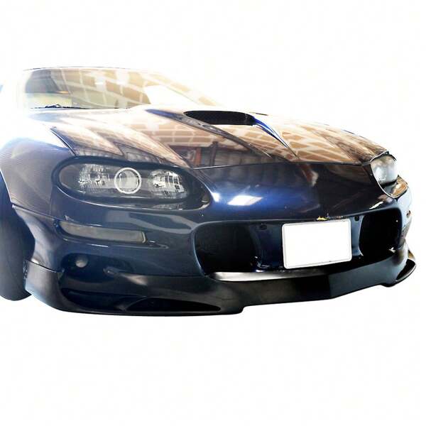 Front Lip 1998-2002 Chevy Camaro,V Style Unpainted Black Front Bumper ...