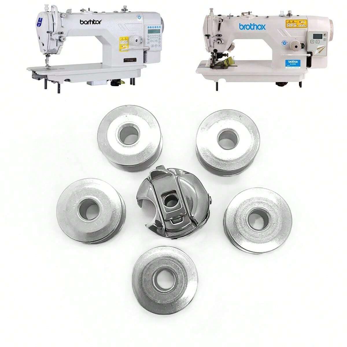 Industrial Sewing Machine Parts, Including Shuttle Hook, Bobbin Case ...