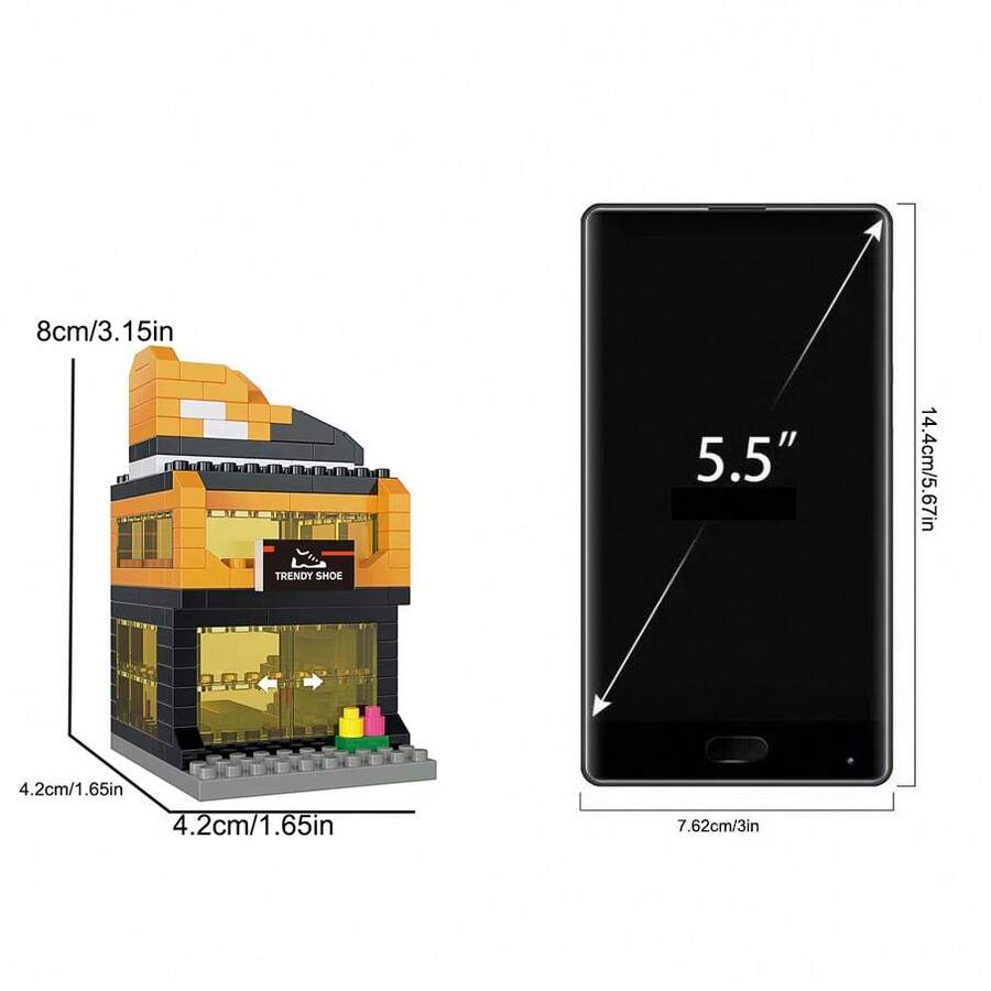 Miniature Street View Architecture Nanoblock 3d Assembly, Insertion ...