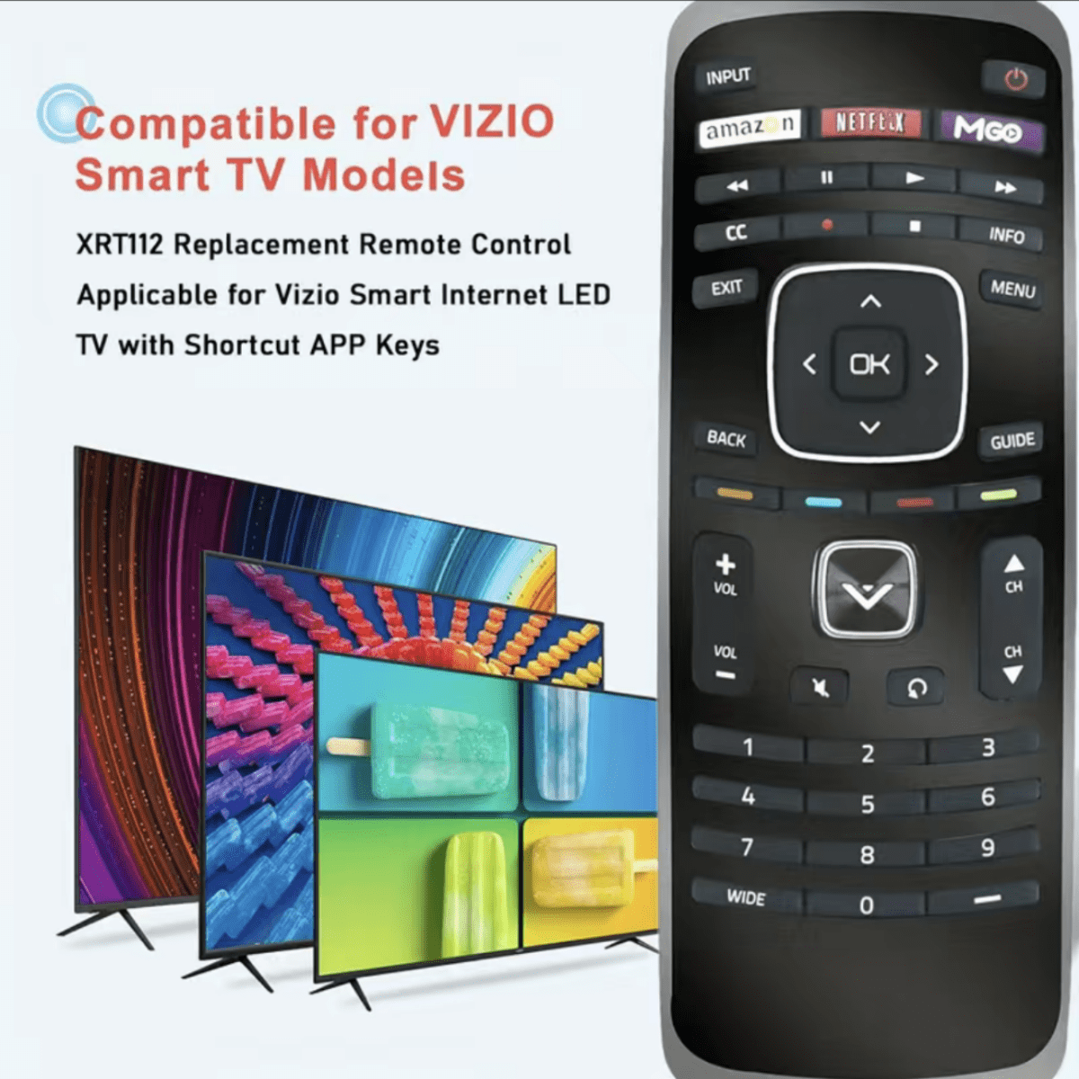 Upgrade Your Vizio Smart TV With The XRT112 V2 Remote Control - No ...