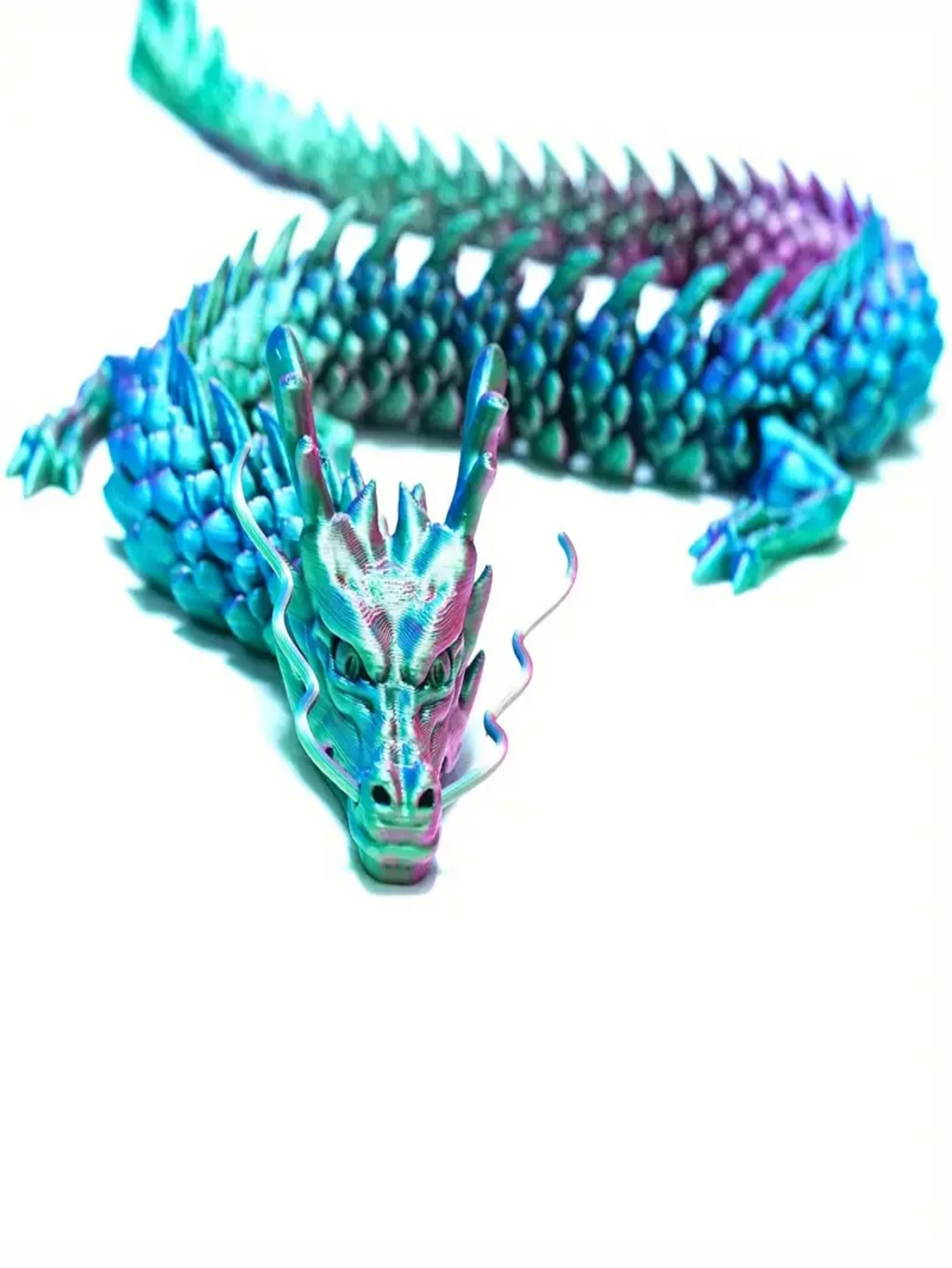 1pc 3d Printed Chinese Dragon Figure, Articulated Joints, Poseable And ...