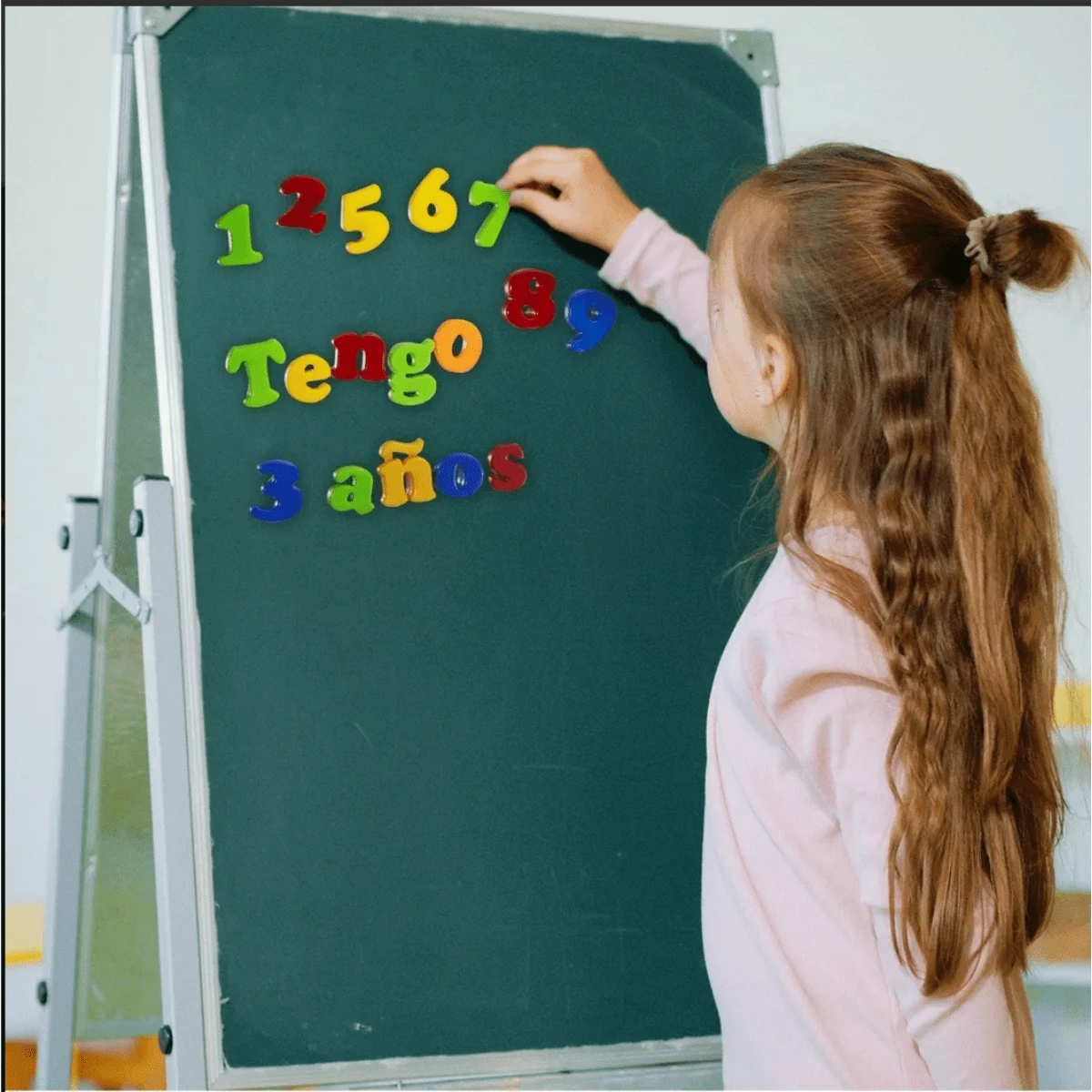Magnetic Letters Numbers Figures Symbols With Magnet Spanish ...