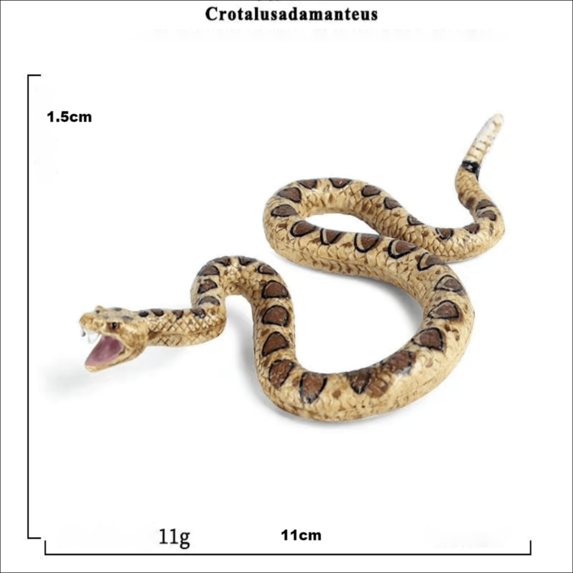 Realistic Miniature Rattlesnake Decorative Model | SHEIN USA