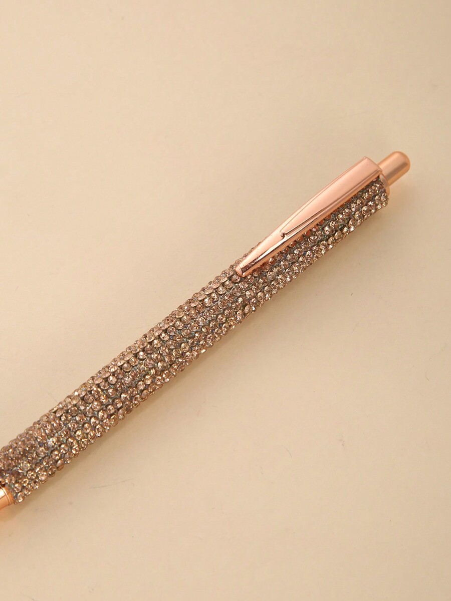 2pcs Diamond Pen Set Metal Liquid Sand Flash Cute Ballpoint Pen For ...