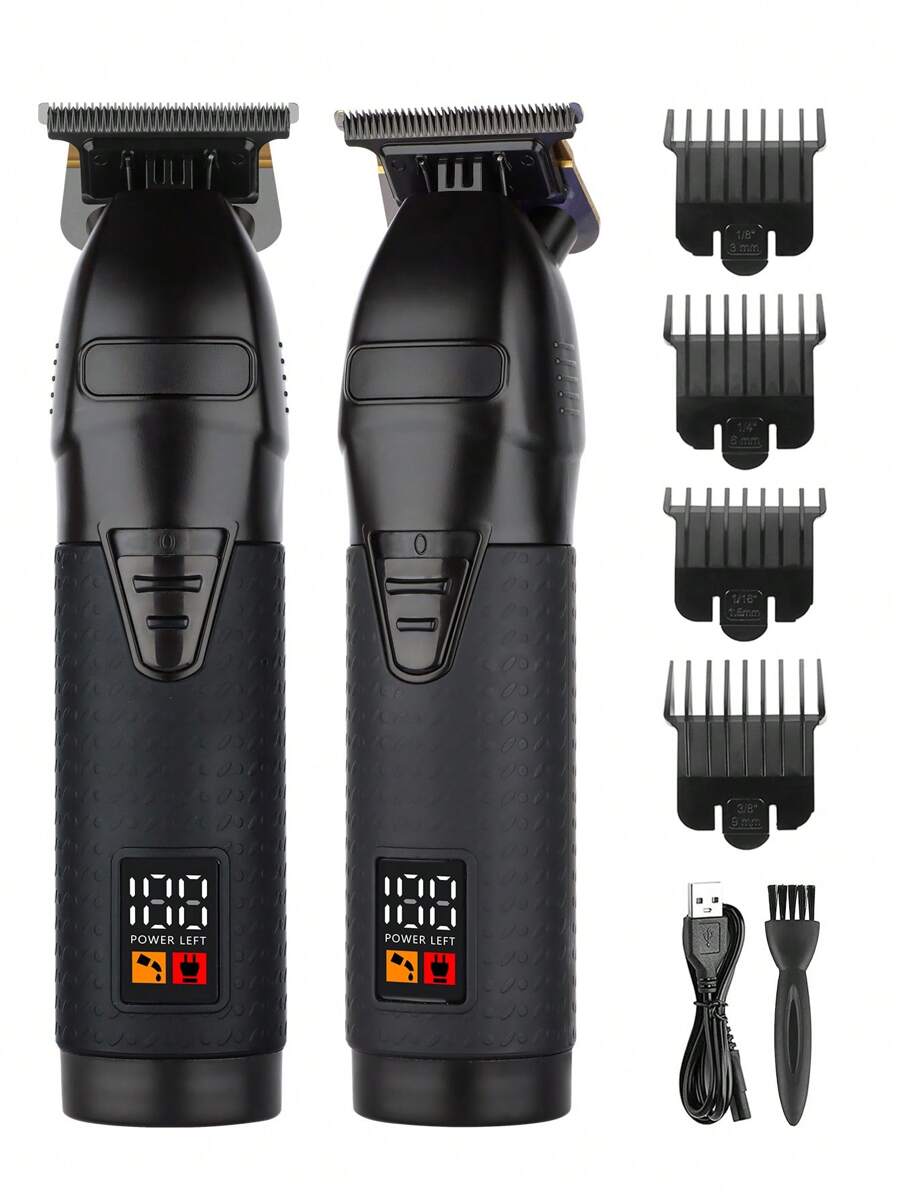 Professional Cordless Hair Trimmer, Hair Clipper T-Blade Hair Clipper ...