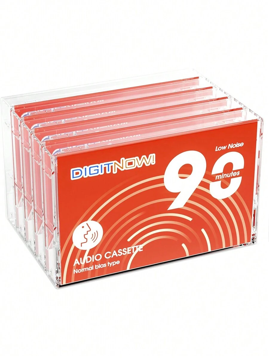 5pcs Blank Audio Cassette Tapes, Normal Position Cassettes Low Noise ...