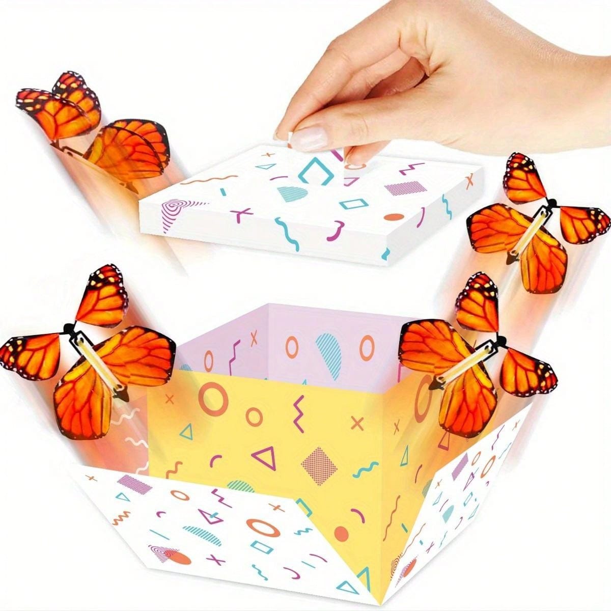 Diy Gift Box, Explosion Butterfly Gift Box, Surprise Flying Butterfly ...