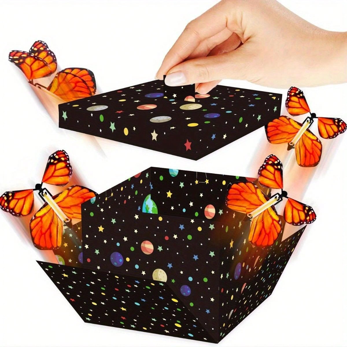 Diy Gift Box, Explosion Butterfly Gift Box, Surprise Flying Butterfly ...